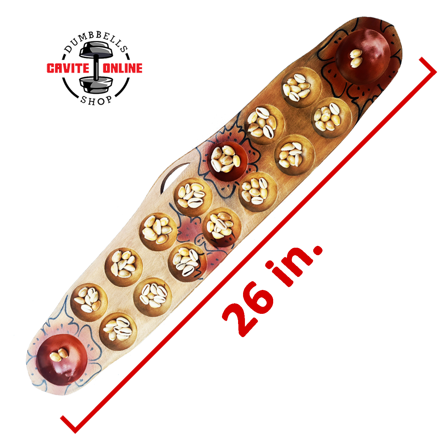 Sungka / Sungkaan with Shells High Quality Light Wood Mancala | Lazada PH