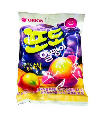 ORION MY GUMMY (PEACH / GRAPE KERNELS / PLUM JELLY) 63G | Lazada PH