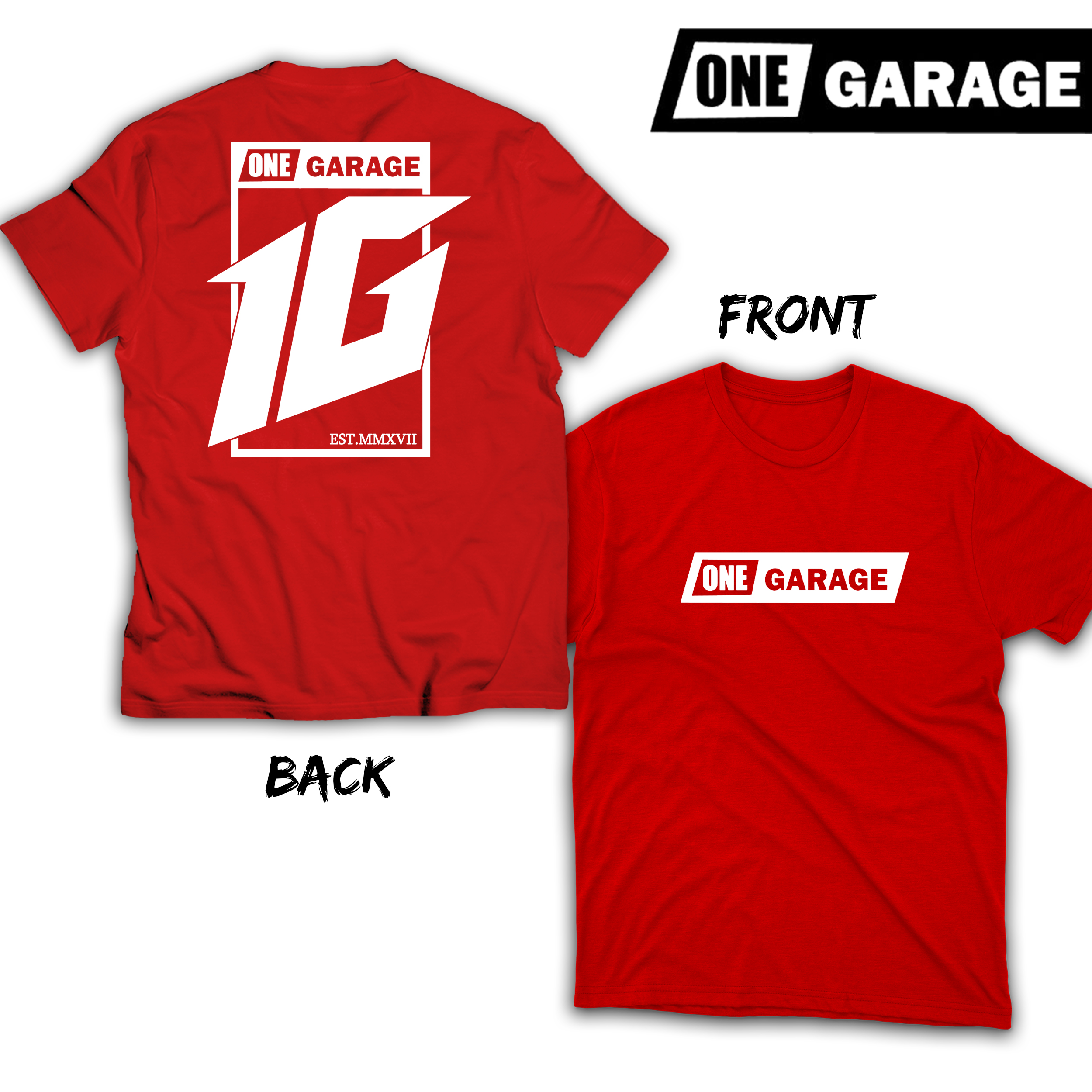 One Garage 1G Logo Graphic Design Shirt (G10 | Lazada PH