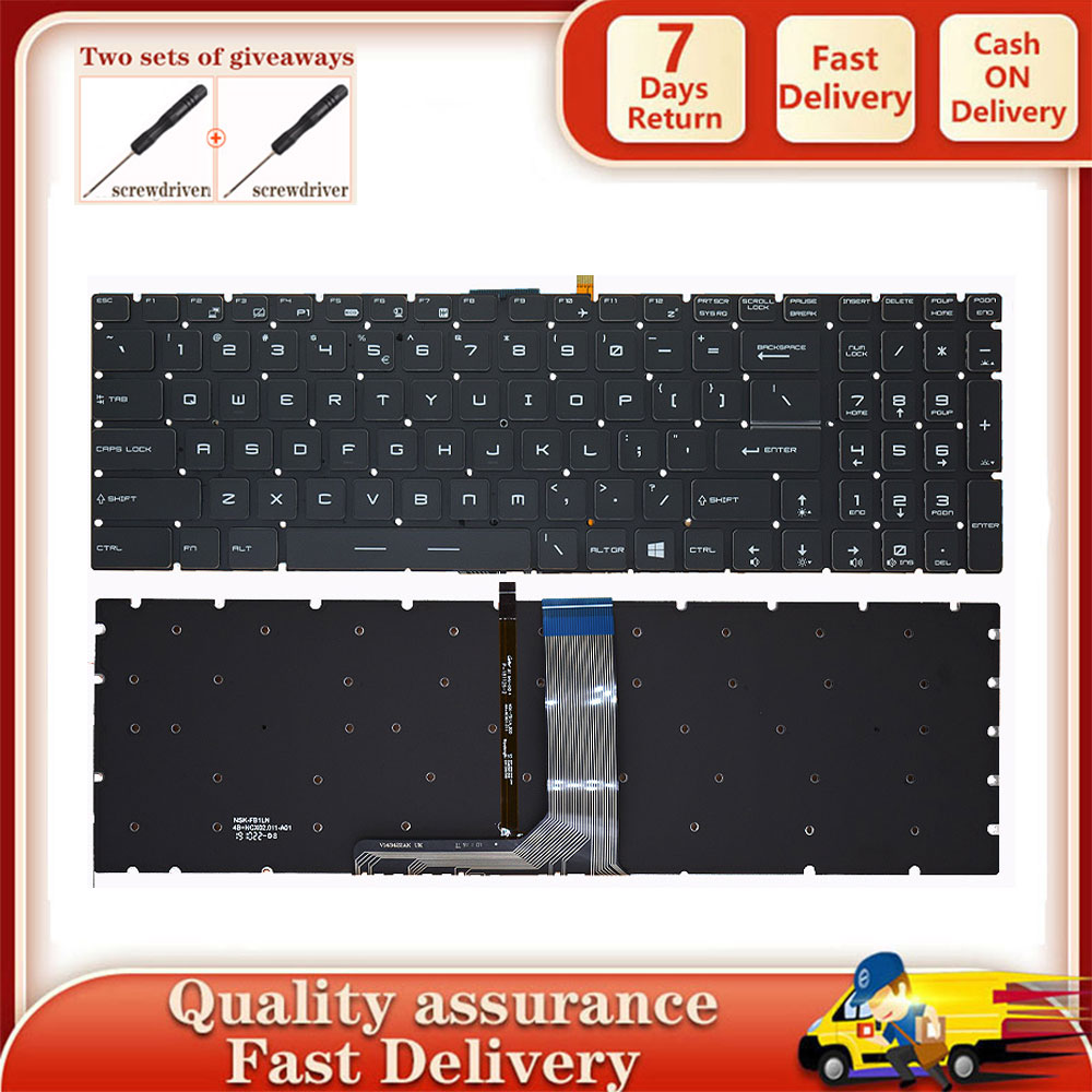 【High Quality】New laptop keyboard For MSI MS-1799 MS-1796 MS-16J9 MS-1792 MS-1791 MS-1795 No ...