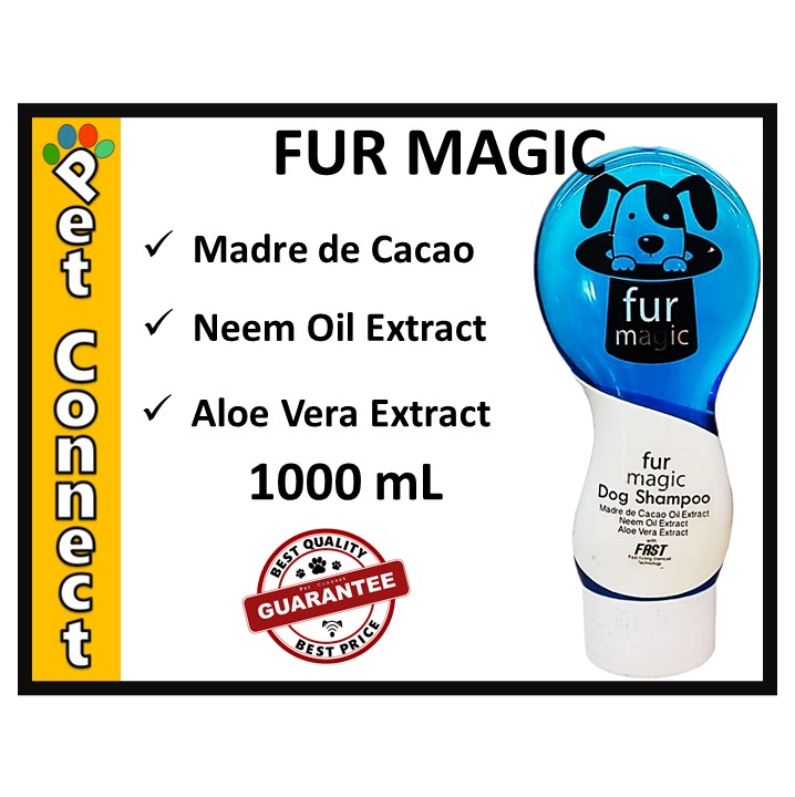 Fur Magic 1000 mL BLUE Madre de Cacao Dog Shampoo | Lazada PH