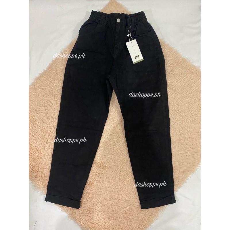 Bershka Garterized Highwaist Trousers | Lazada PH