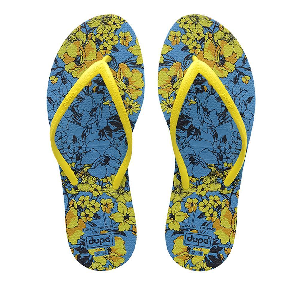 Dupe Garden Flip Flops Womens Turquoise -39/40 | Lazada PH