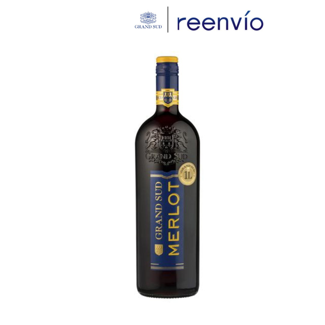 Grand Sud Still Red & White Wines 1L (Merlot, Chardonnay) | Lazada PH