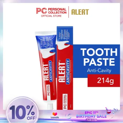 Alert Anticavity Flouride 214g Toothpaste Personal Collection | Lazada PH