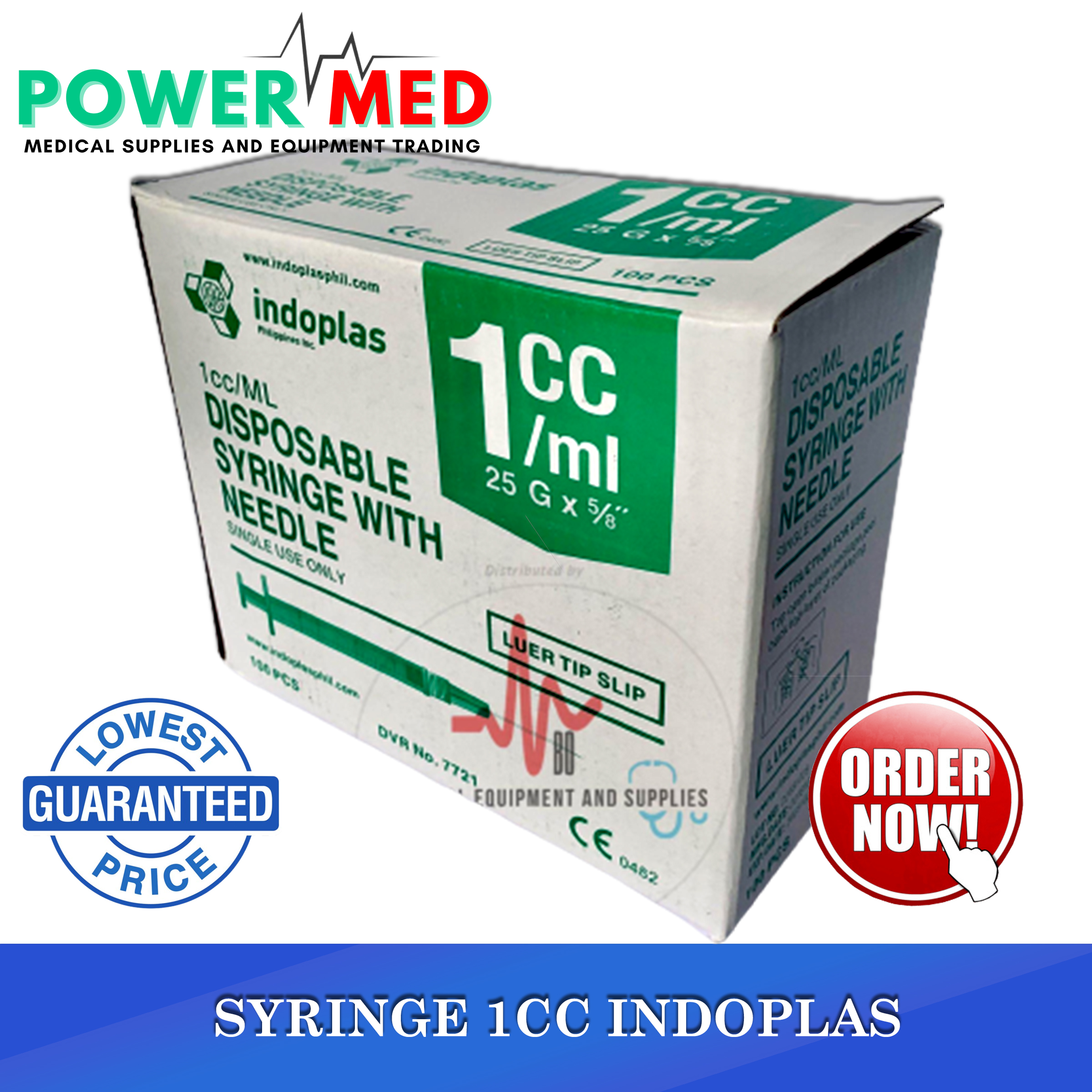 SYRINGE 1CC PER BOX (INDOPLAS BRAND) | Lazada PH