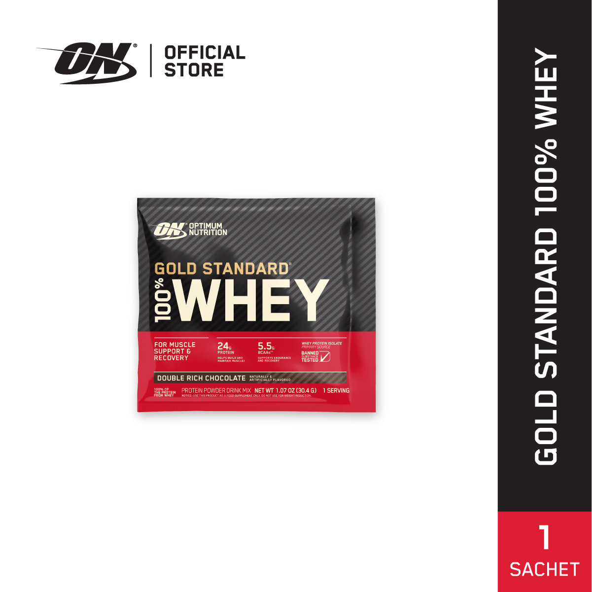 Optimum Nutrition Gold Standard 100% Whey Protein Sachet [UP TO 50% OFF ...