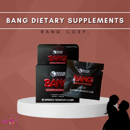BANG! Food Supplement for Men & Women 2 capsules x 500mg / Enlarger and ...