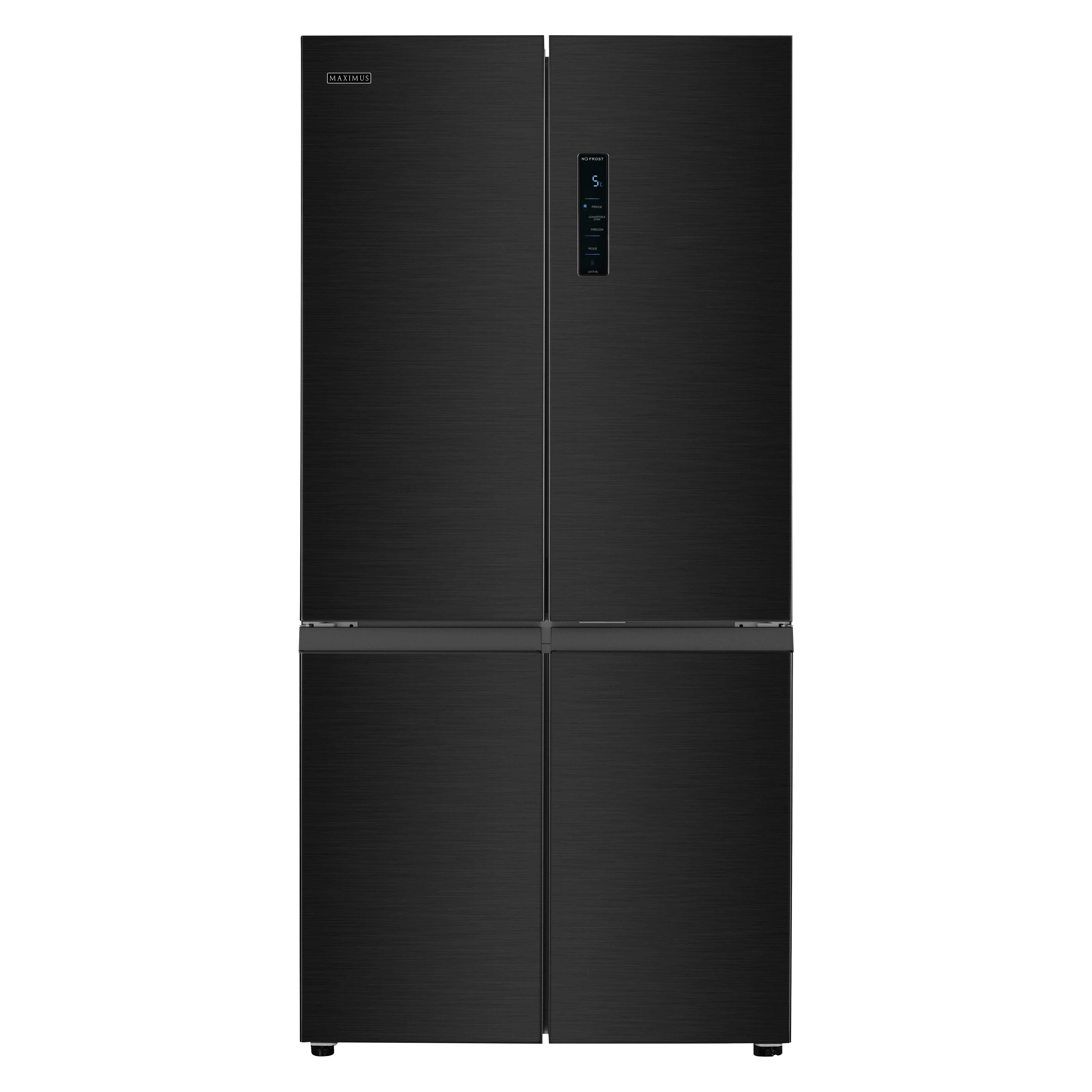 Maximus 90cm Multi-Door Fridge & Freezer (Black Inox) MAX-RF645MB ...