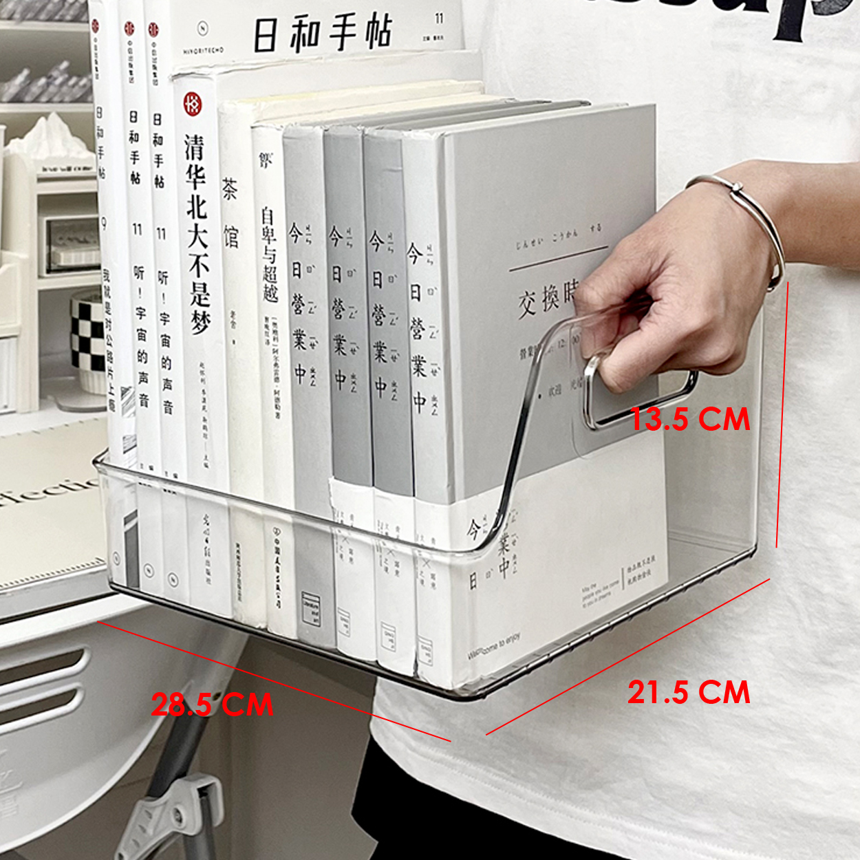 MAIA Acrylic Reading Rack Book Stand Desktop Storage Box | Lazada PH