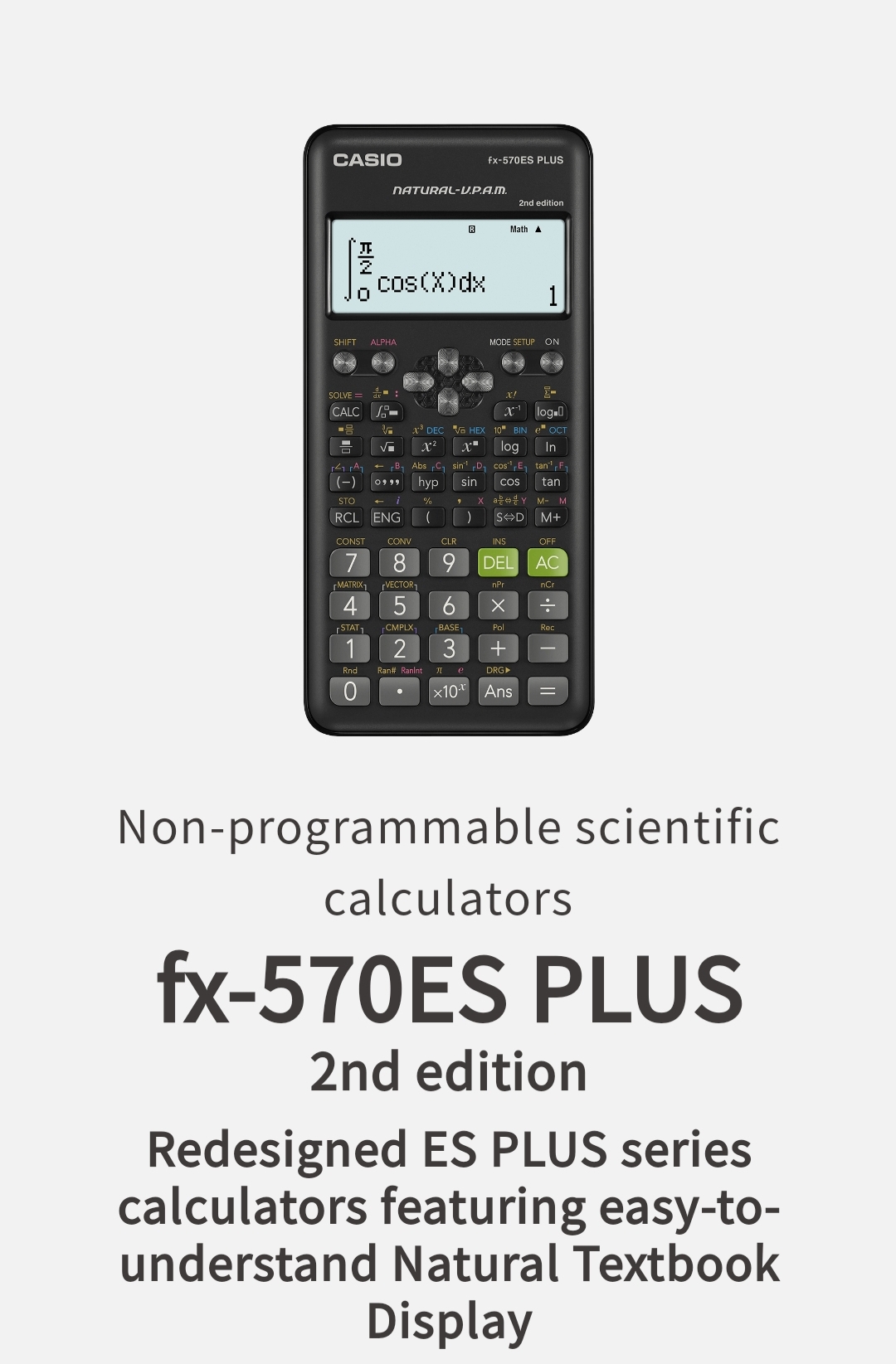CASIOORIGINAL 570ES PLUS CALCULATOR | Lazada PH
