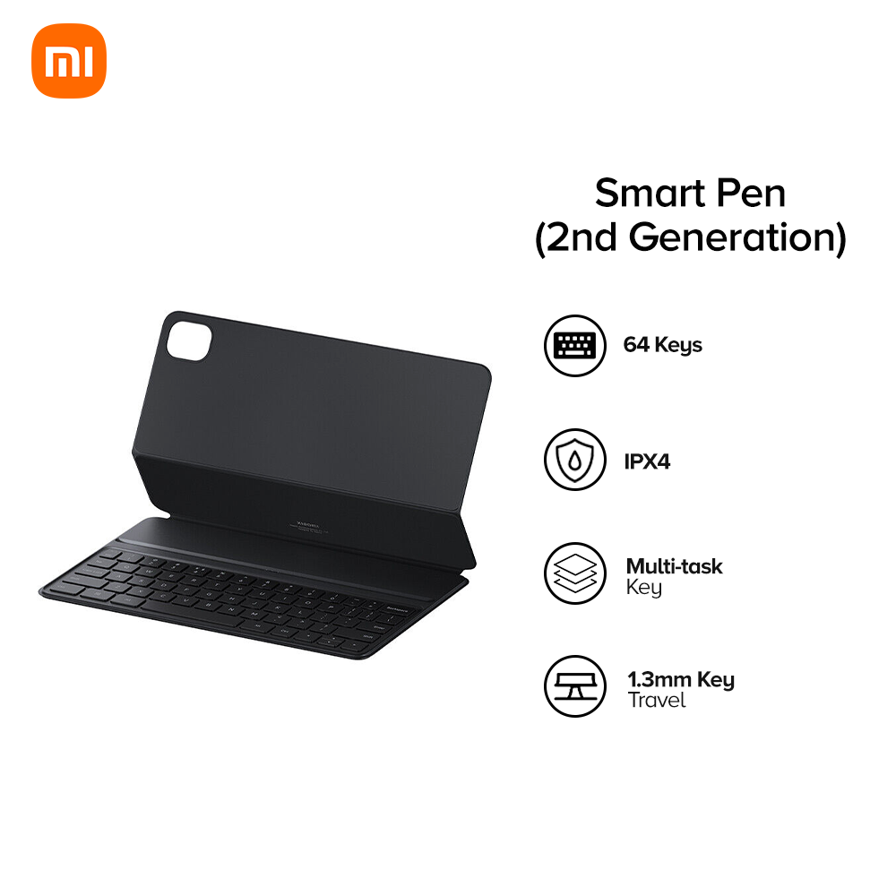 Xiaomi Pad 6 Keyboard Double Keypress Multi-task Key 64 Keys IPX4 1.3mm ...