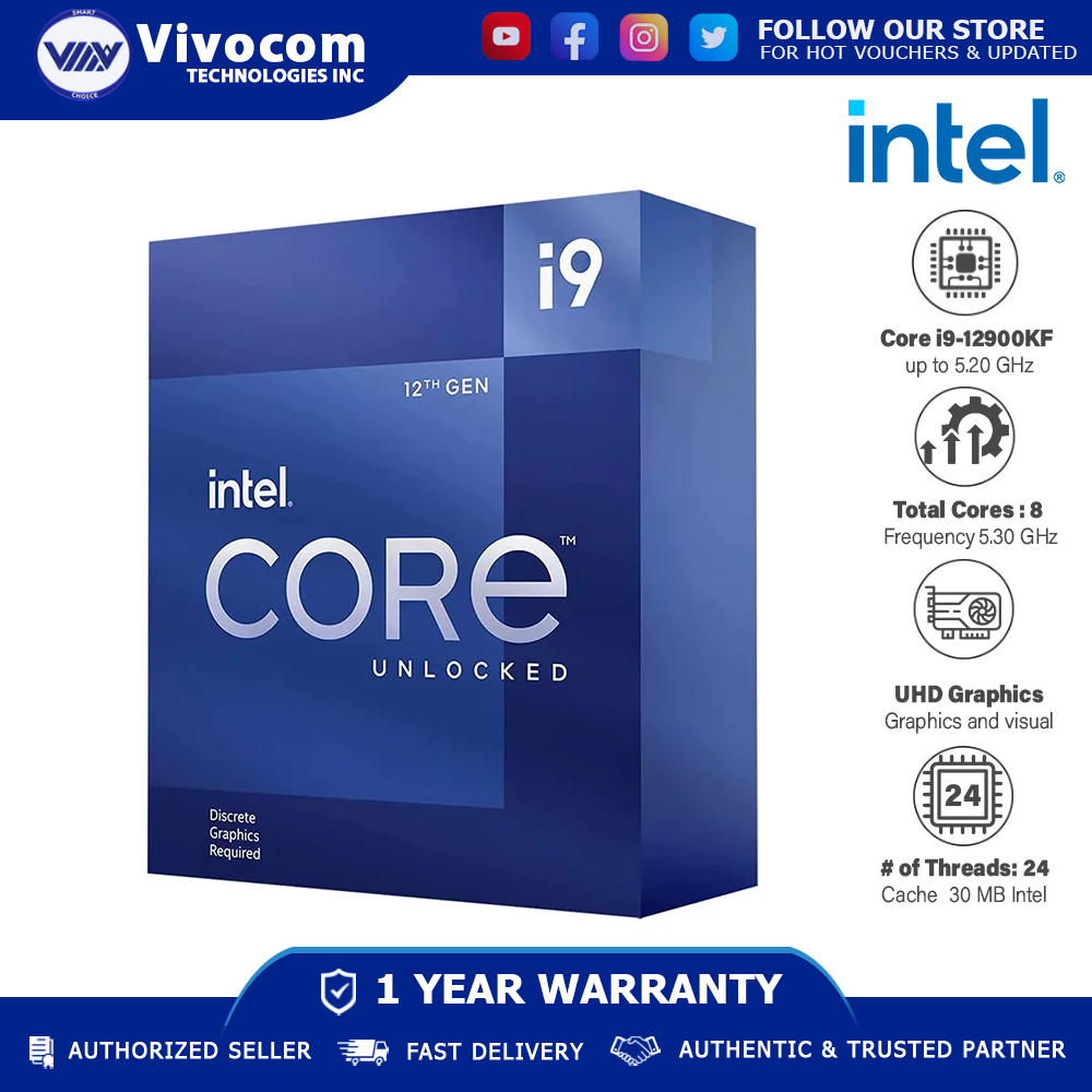 Intel Core i9-12900KF Processor (30M Cache, up to 5.20 GHz) | Lazada PH