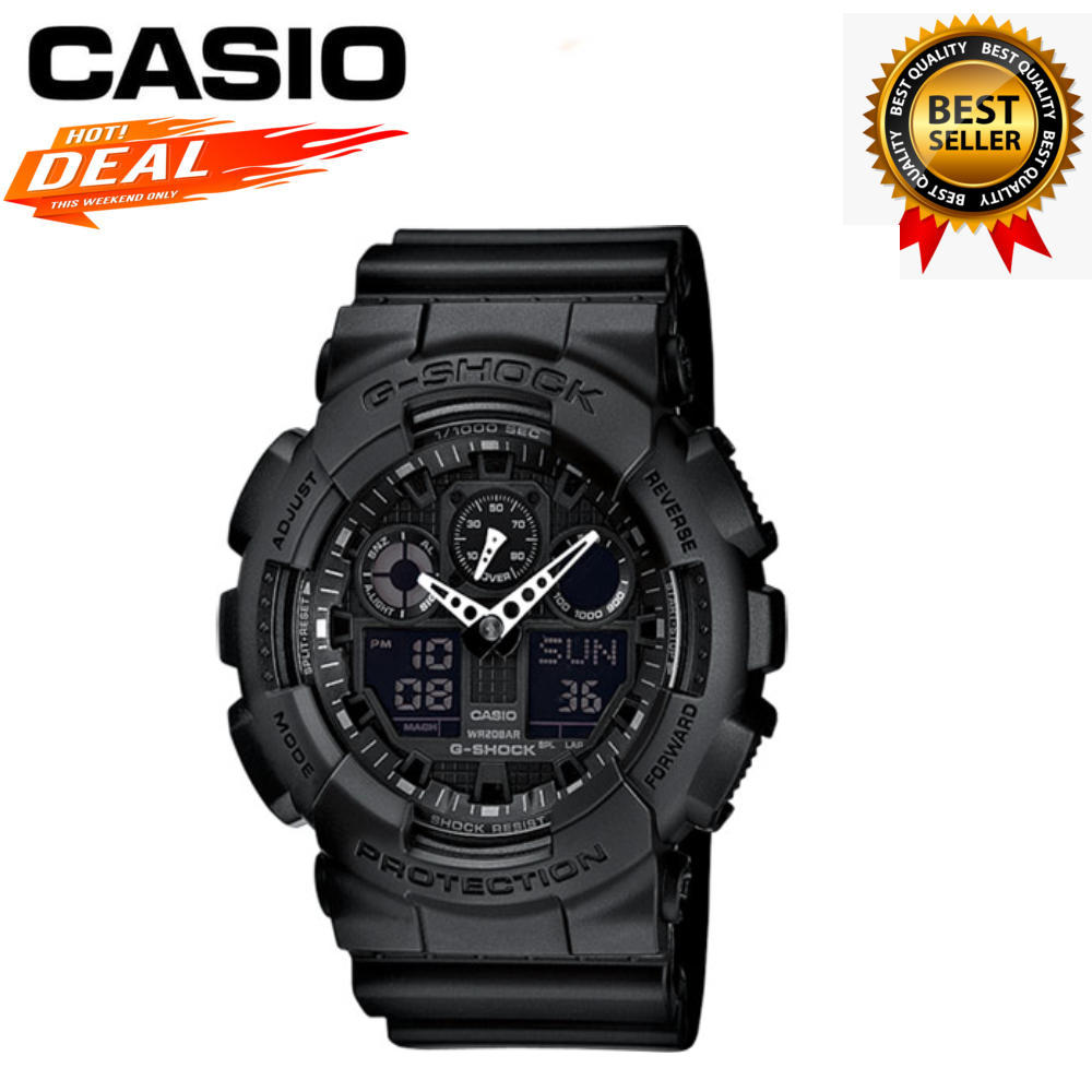 Casio Dark Knight Resin Band Watch For Men & Women(Black) | Lazada PH
