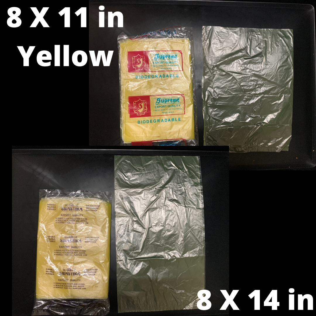 Labo Plastic HD 6x12 / 8x11/ 8x14 / 10x14 / 12x18 inch Plastic Bag ...