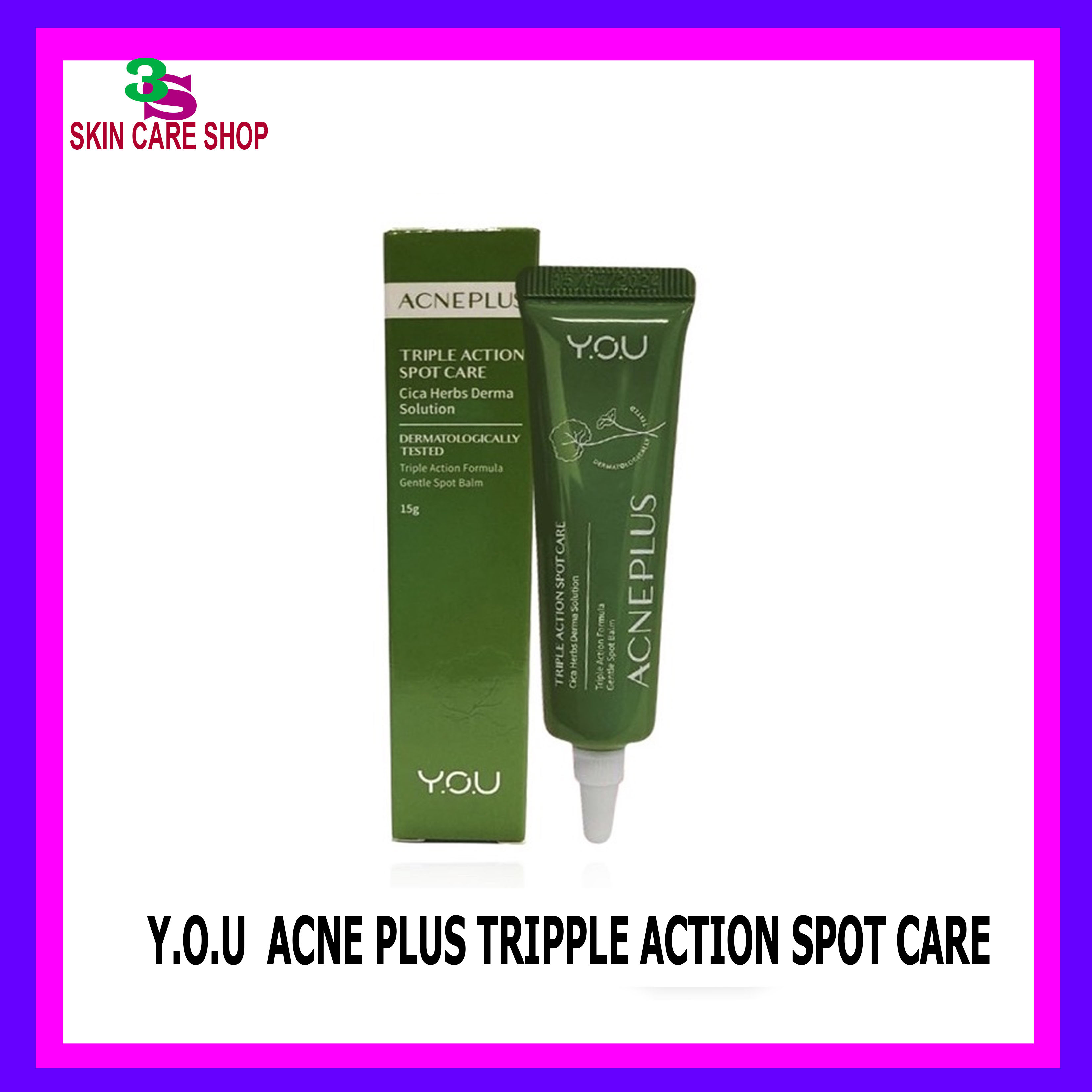 YOU AcnePlus Triple Action Spot Care 15g | Anti Acne Scar | Pimple ...