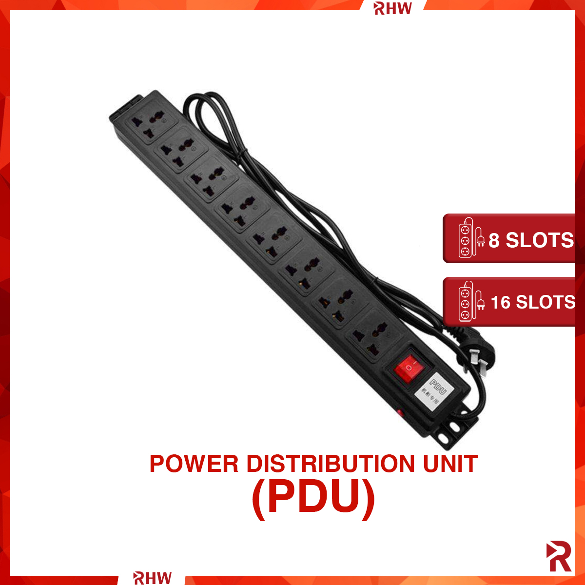 Power Distribution Unit (PDU) Power Strip Unit for Data Cabinet Rack ...