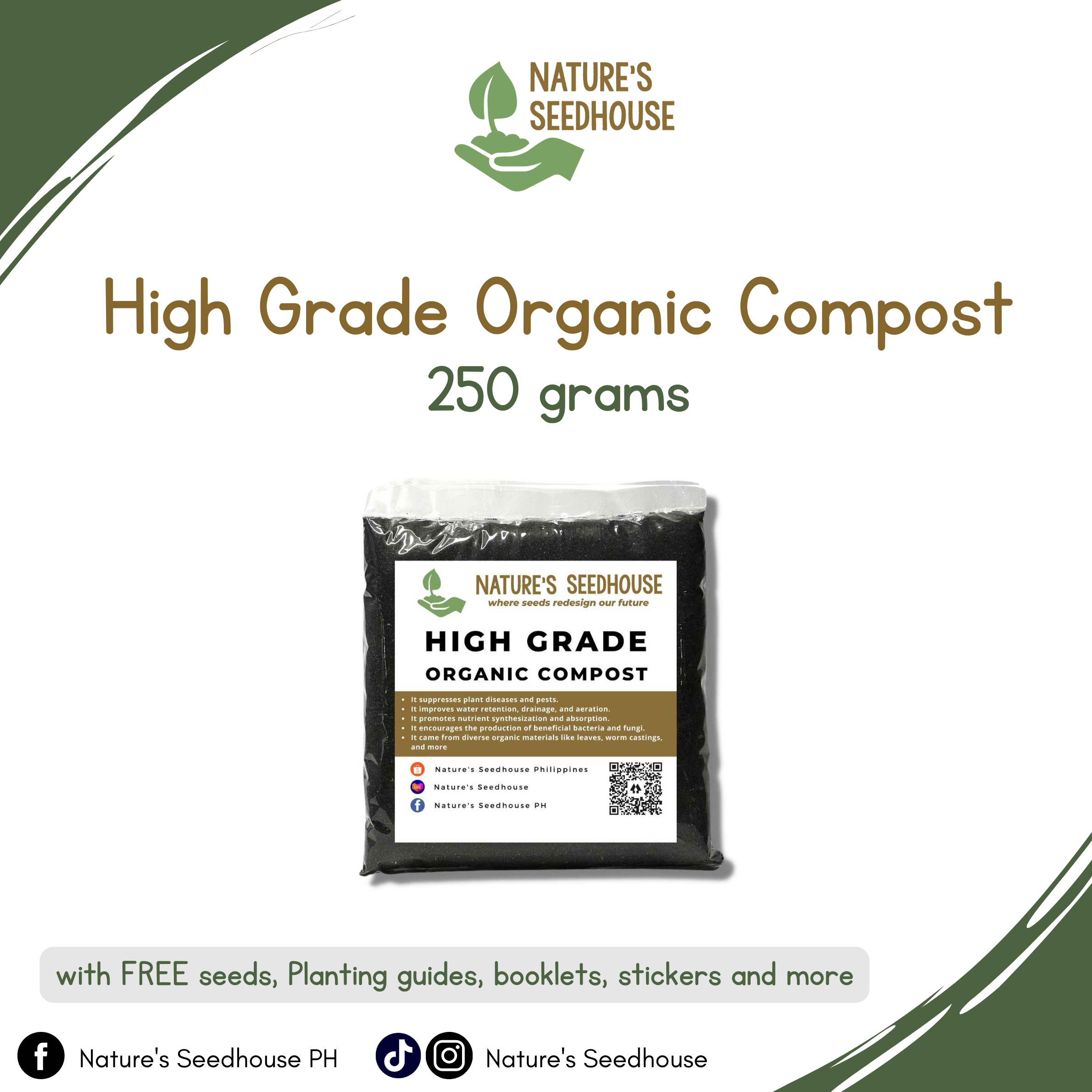 High-Grade Organic Compost by Nature's Seedhouse | Lazada PH