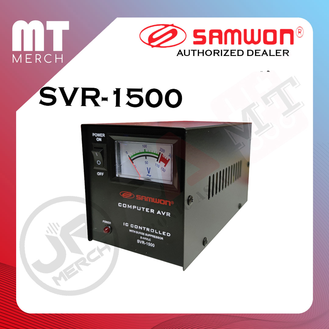 Samwon Computer Voltage Regulator 1500 watts (SVR-1500) AVR Made for ...