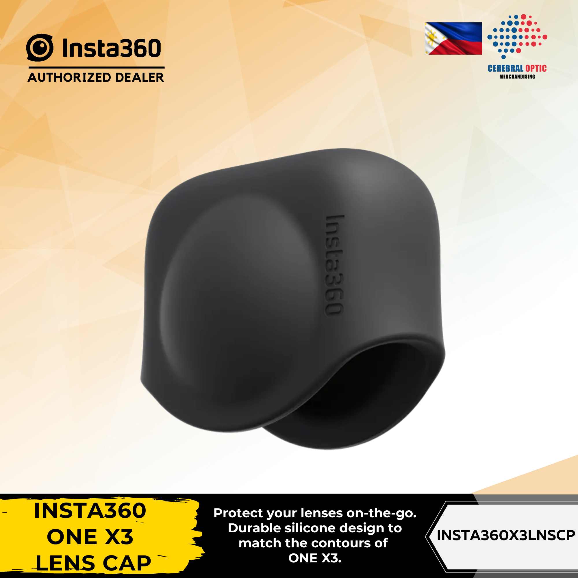 INSTA360 ONE X3 LENS CAP | ALL AROUND PROTECTION FOR ONE X3 LENSES ...
