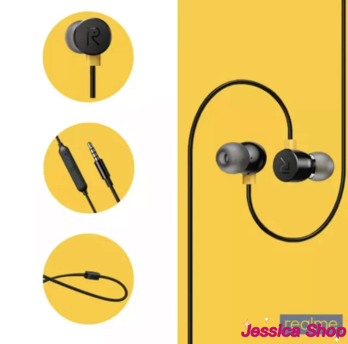 Realme R20 Earphone 3.5mm In-ear Universal Headset With Mic Recommend ...