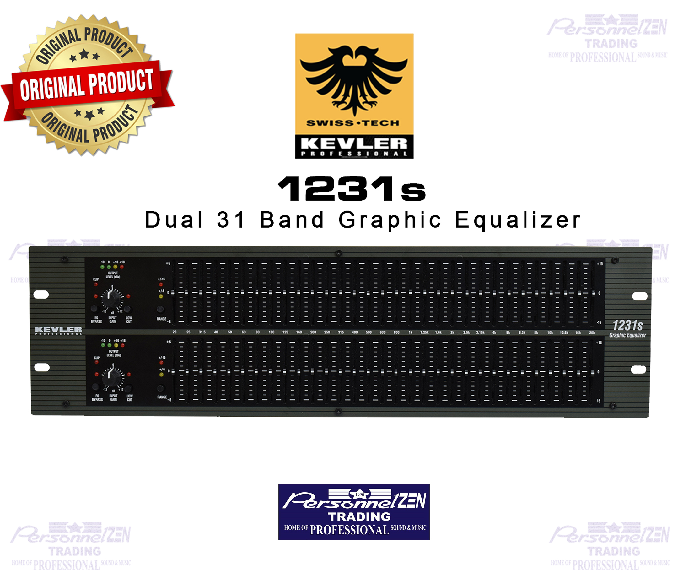 Kevler Professional 1231s Dual 31 Band Graphic Equalizer | Lazada PH