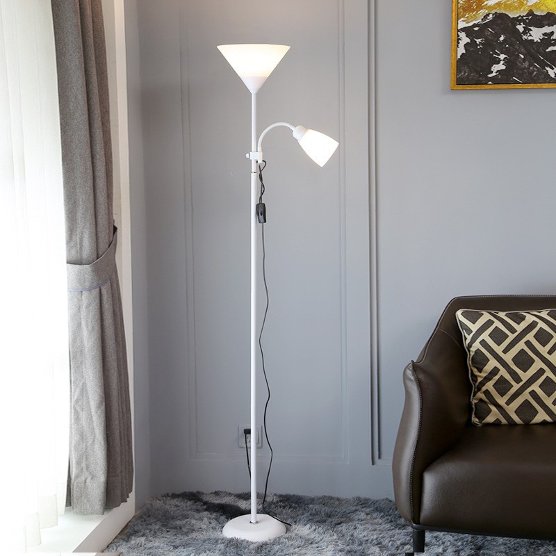 Modern Nordic Style LED Floor Lamp Shade Stand For Living Room Bedroom ...
