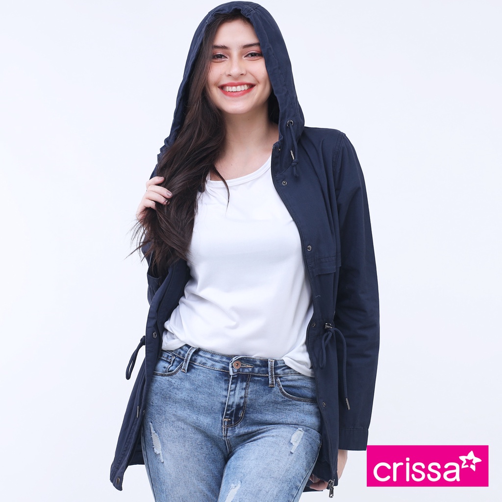 Crissa Parka Jacket W/ Hood CLT30-0038 (Midnight Navy) | Lazada PH