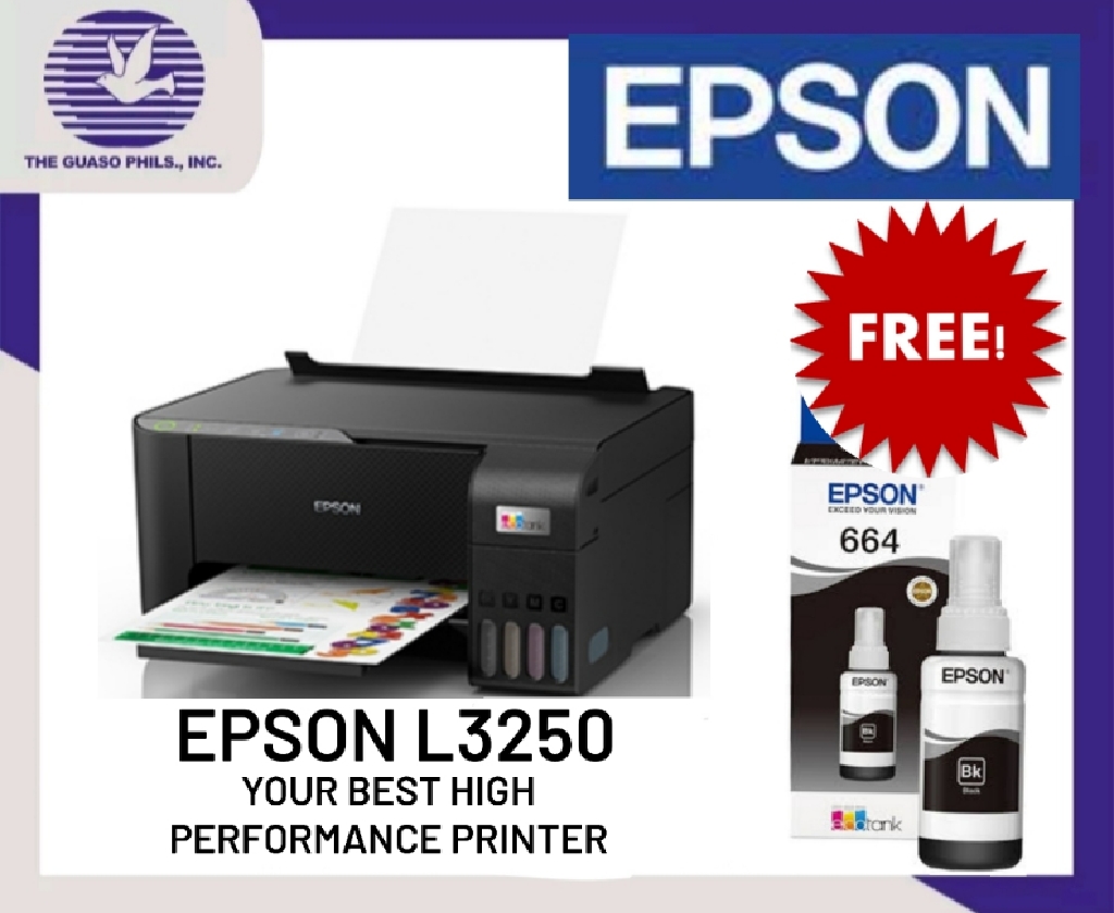 Epson EcoTank L3250 A4 Wi-Fi All-in-One Ink Tank Printer | Lazada PH