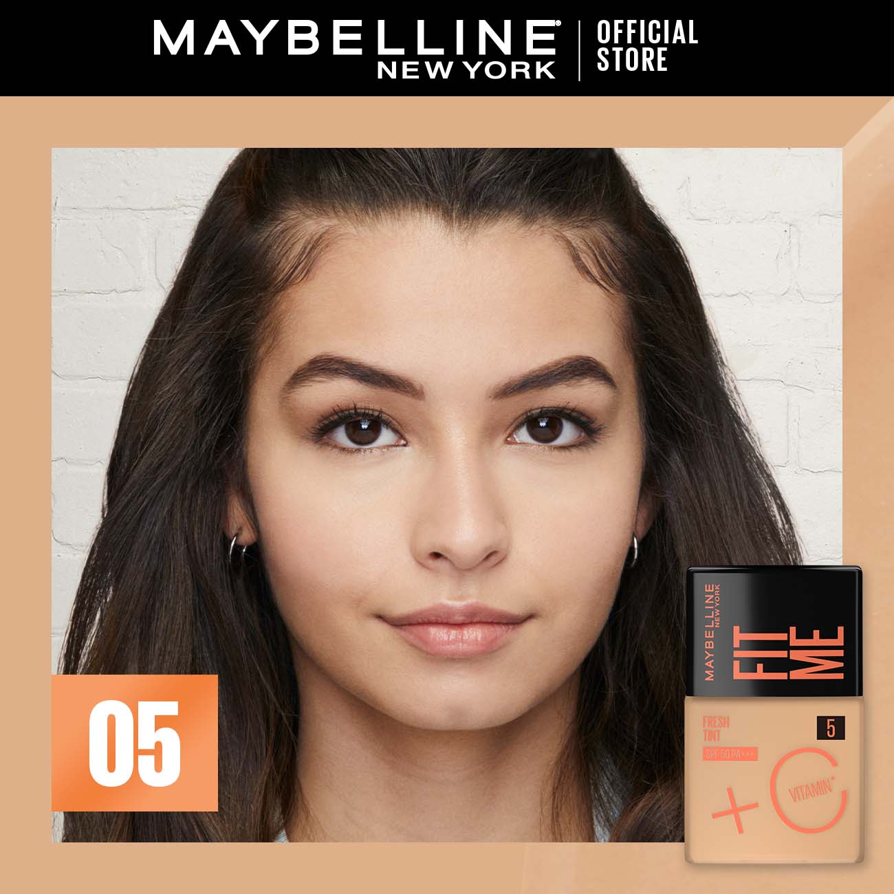 Maybelline Fit Me Fresh Tint with Vitamin C Skin Tint, Brightening ...