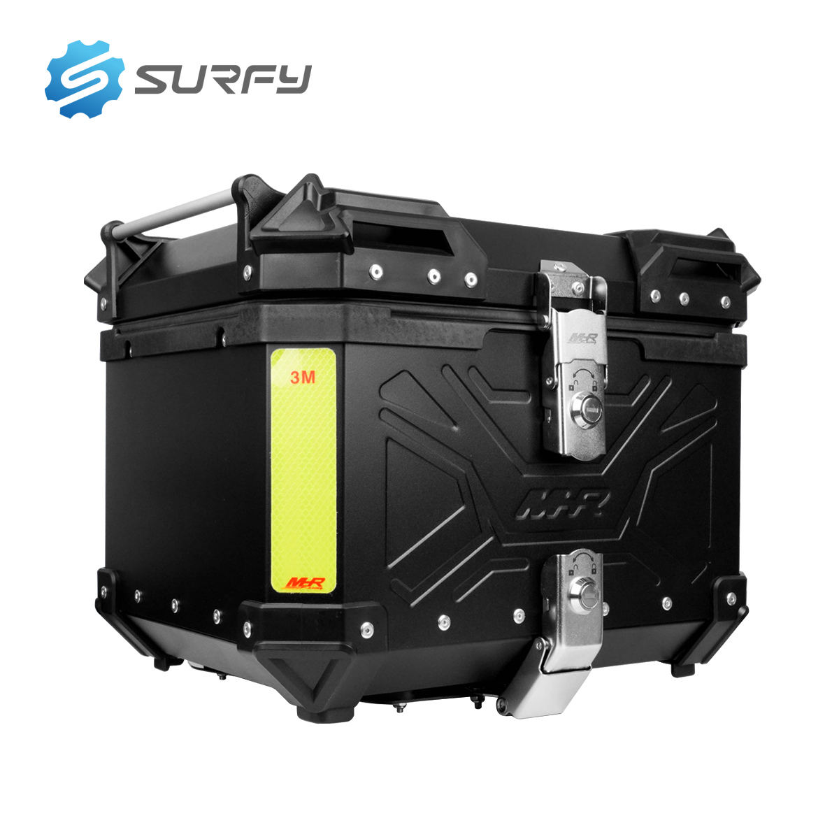 MHR Alloy Top Box v3 45L Aluminum Tail Box With Plate Holder Luxury ...