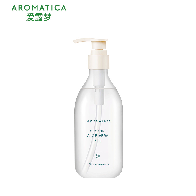 Korea AROMATICA Love Dream Organic Aloe Vera Gel 300ml Moisturizing and ...