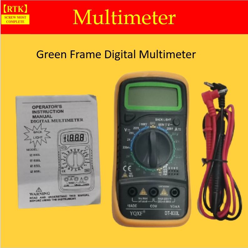 RTK Digital Multimeter | Lazada PH