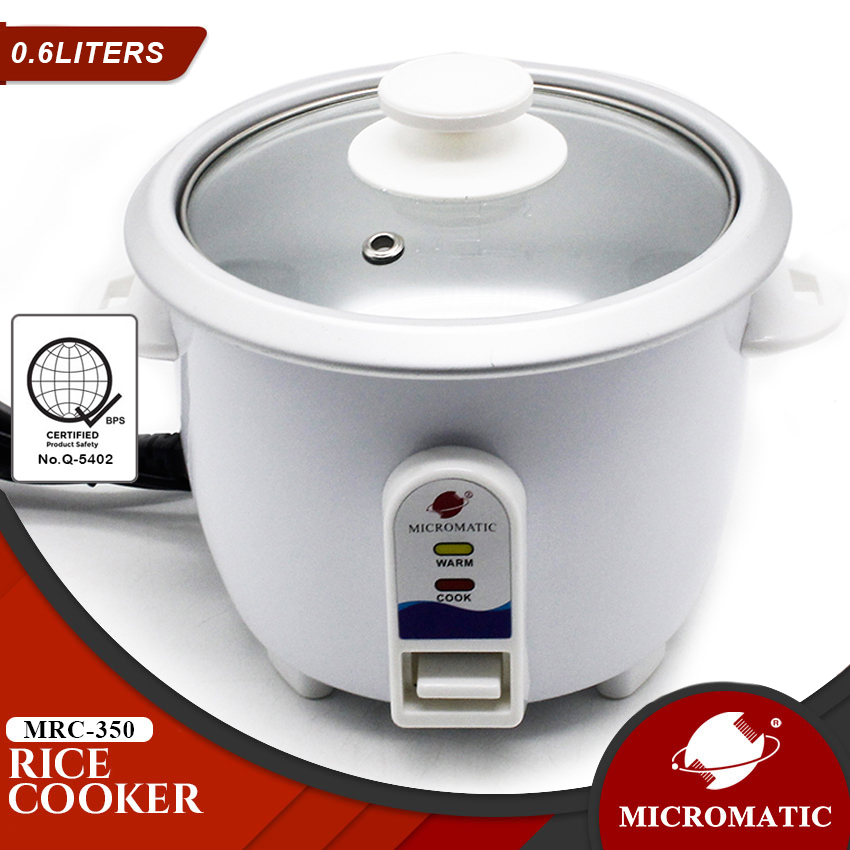 Micromatic MRC-350 Rice Cooker 0.6L(white) | Lazada PH