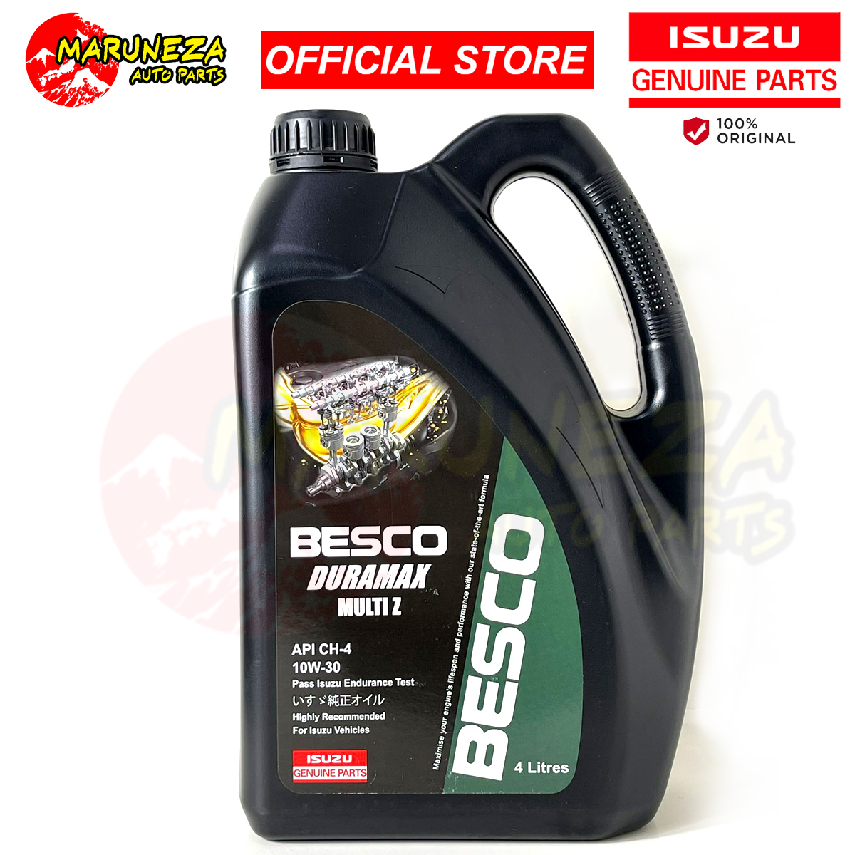 ISUZU Genuine Motor Oil BESCO Duramax Multi-Z 10W30 4L Gallon | Lazada PH