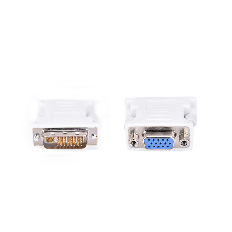 15 Pin VGA Female to 24+1 pin DVI-D Male Adapter Video Converter for PC ...