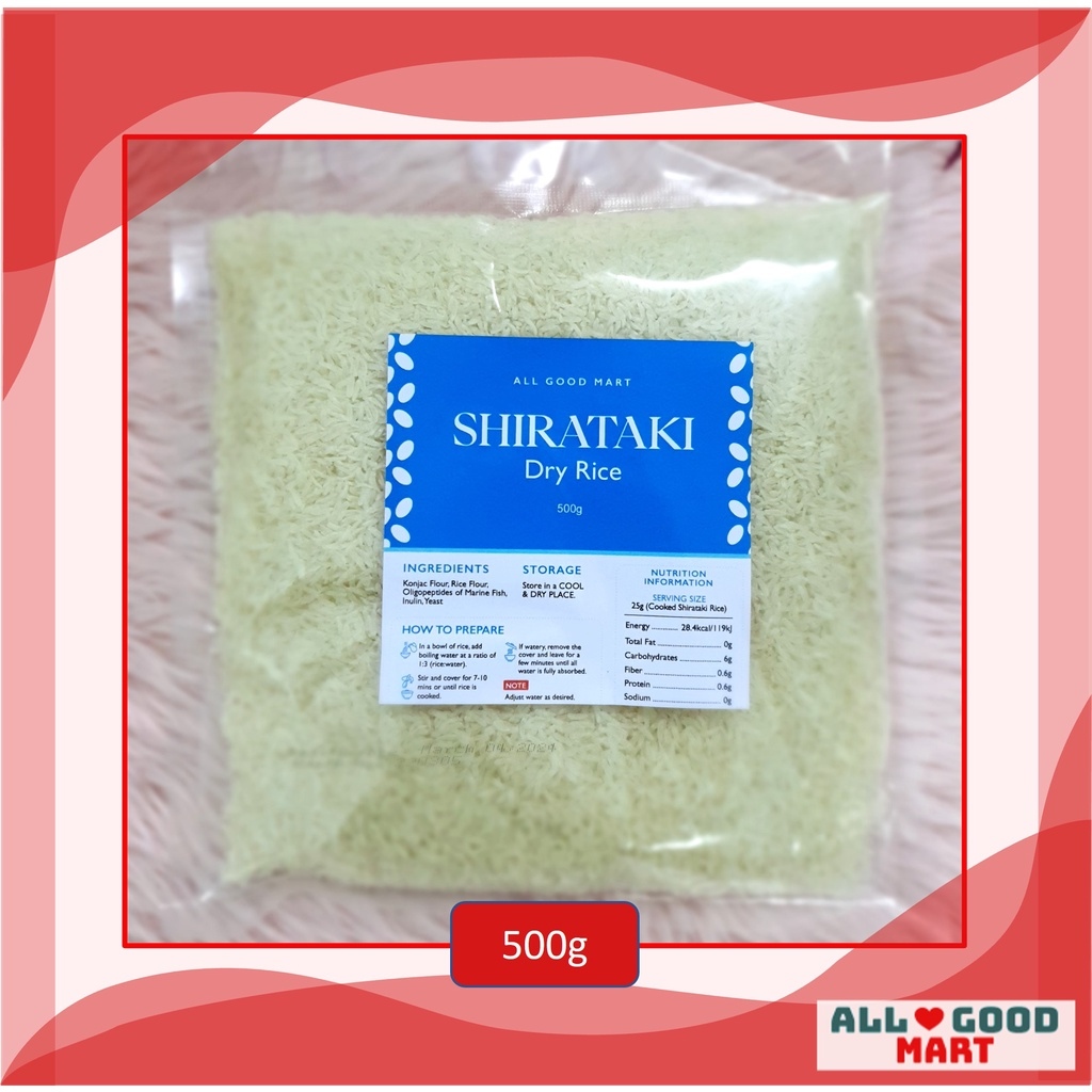 Shirataki / Konjac Dry Rice (500g/1kg) | Lazada PH