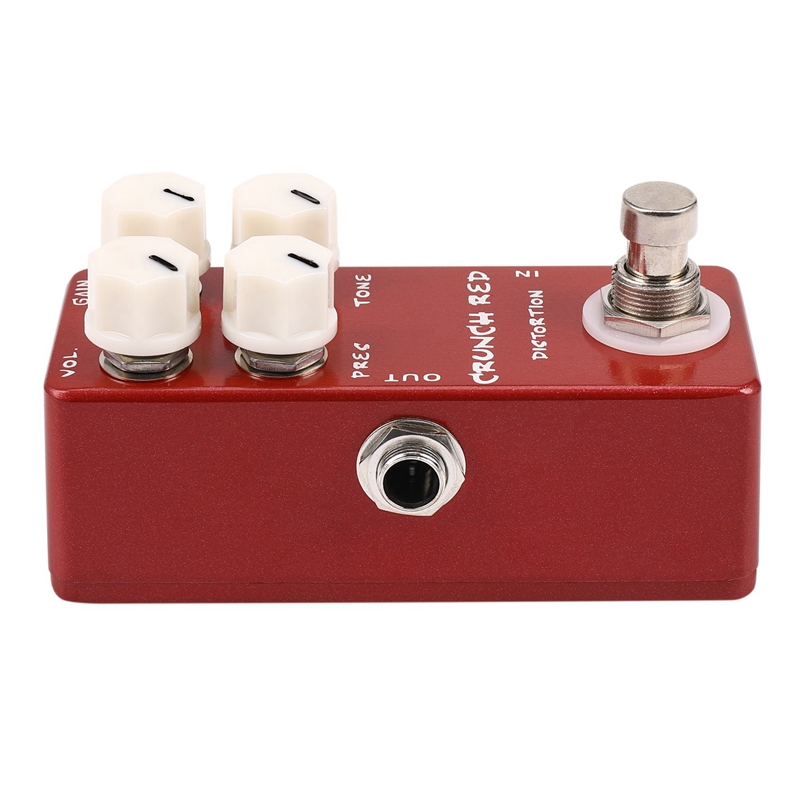 Mosky Mini Guitar Effect Pedal Mini Crunch Red Distortion Guitar Pedal ...
