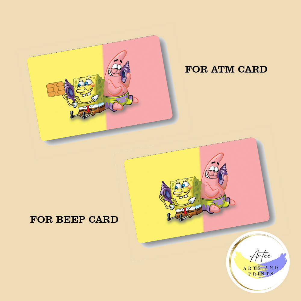 Spongebob Skin Cards for ATM/Beep Card | Lazada PH