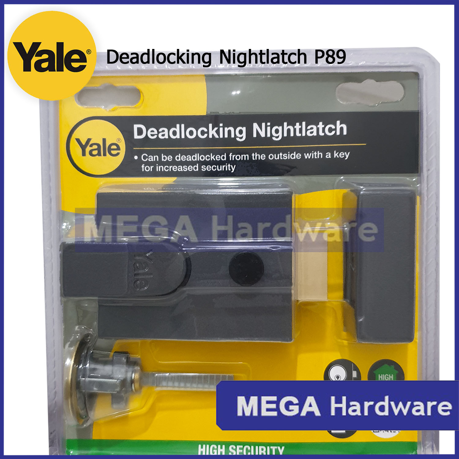 Amerilock Heavy Duty Gate Lock Rim Lock Door Latch (Standard Gate Lock ...