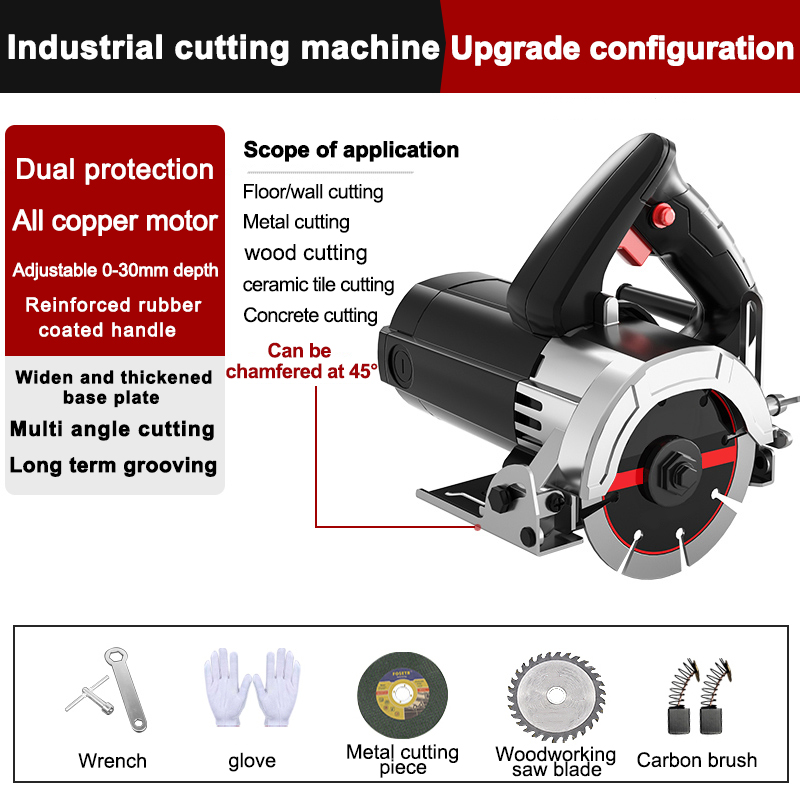 Circular saw power tools cutting machine on sale original marble metal ...