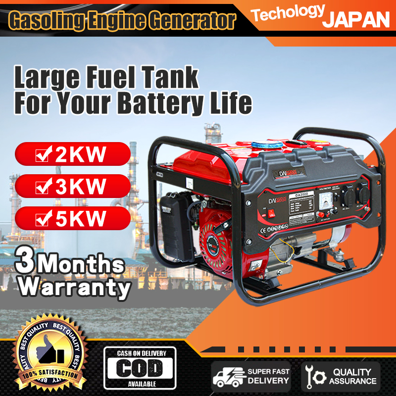 2KW-5.5KW Portable Gasoline Generator 4 Stroke Manual/Electric Start ...