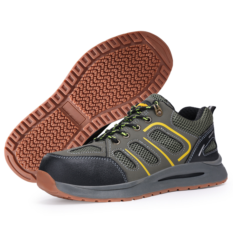 Work Sneakers Men Safety Shoes Construction Steel Toe Work Shoes Safety Boots Men Shoes Anti ...