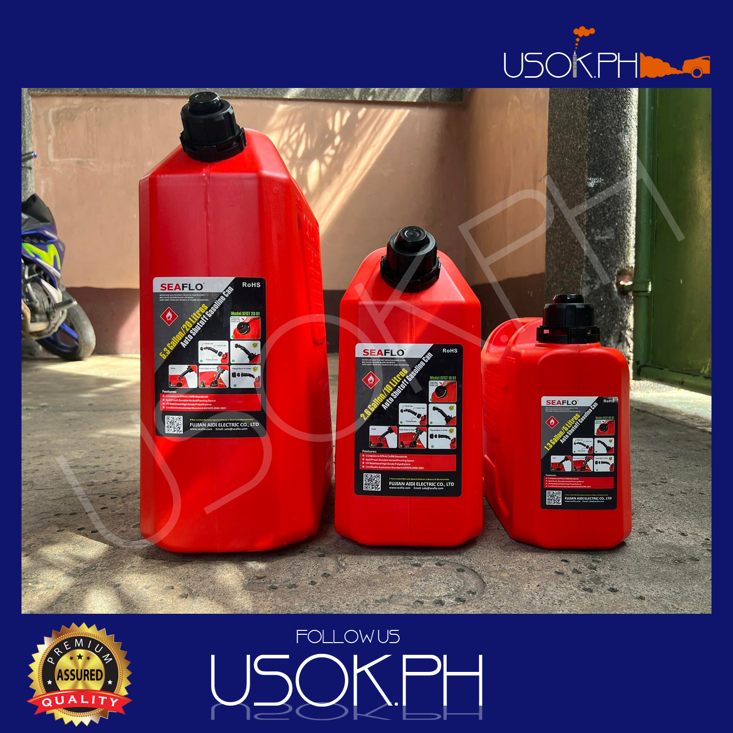 Tank, Portable Gas Fuel Tank Spare Plastic Petrol Tanks Gasoline Oil ...