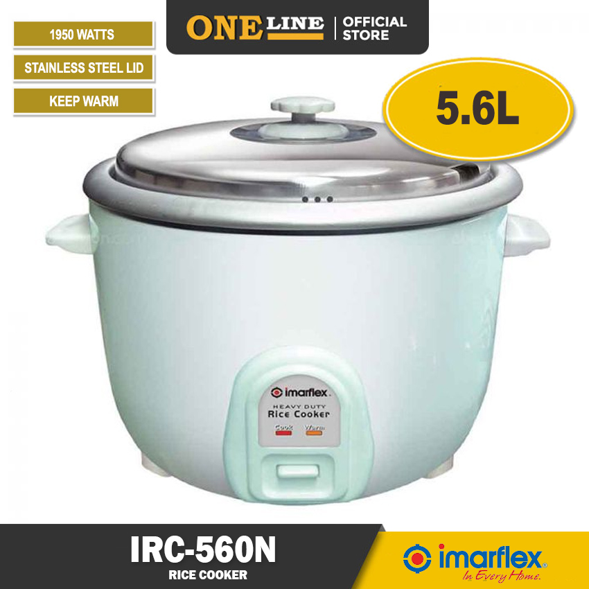 ONELINE l Imarflex Heavy Duty Rice Cooker 5.6L IRC-560N | Lazada PH