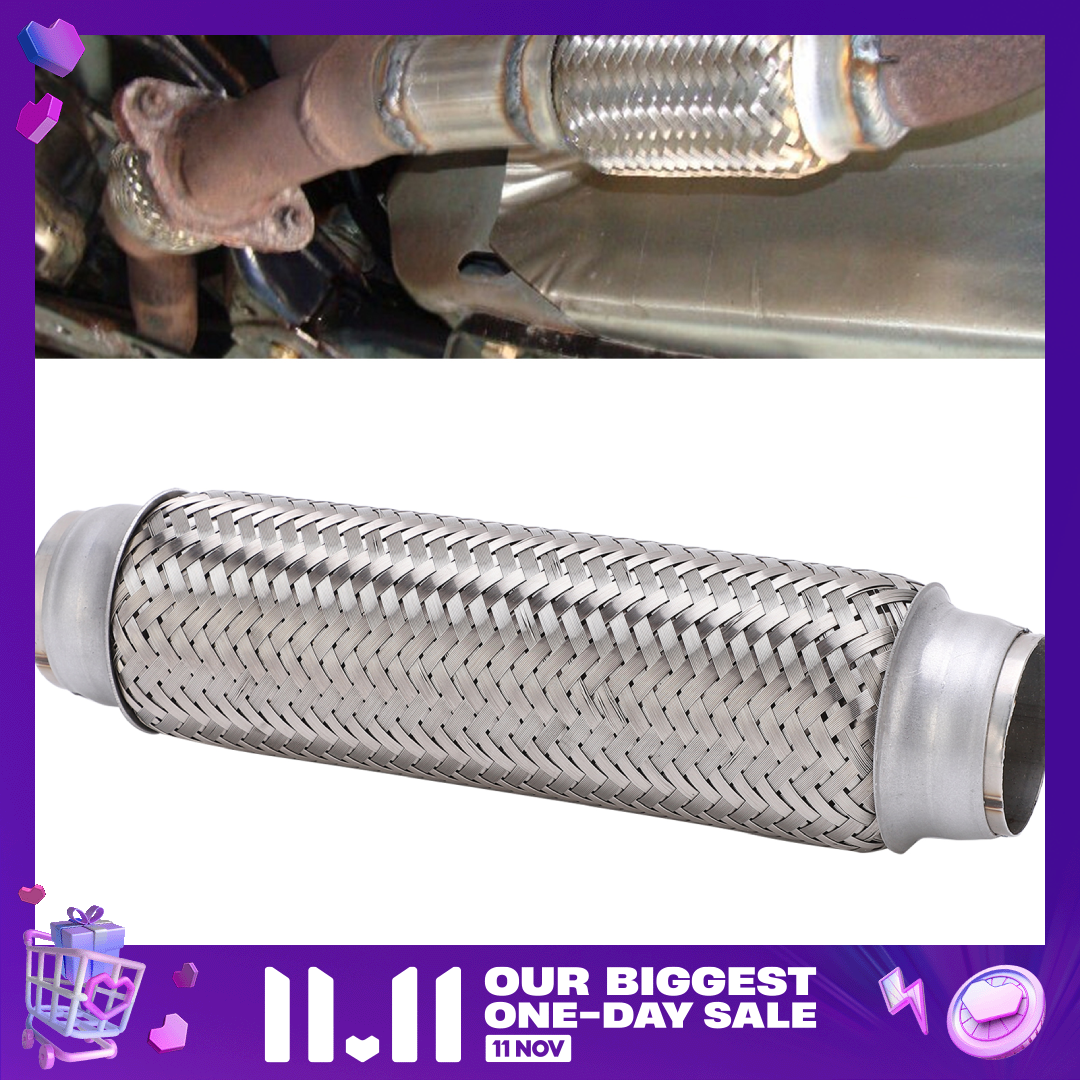flexi combo-Exhaust Flex Pipe Universal Braided Exhaust Tube for Cars ...