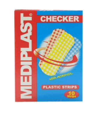 MEDIPLAST Checker with Acrinol Plastic 12strips | Lazada PH