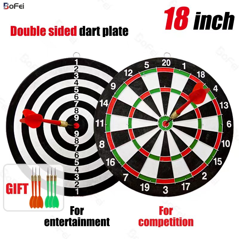 【Free 6 Dart Pins】 Dart Board Set 18 inch Original Set Thickening ...