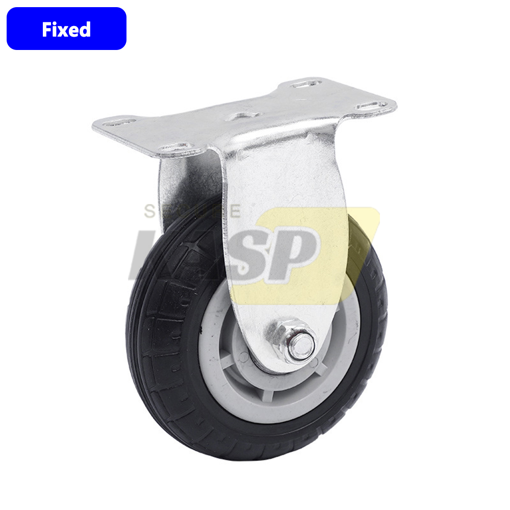 Heavy Duty Universal Industrial Caster Wheels 3" To 5" Wear-Resistant ...