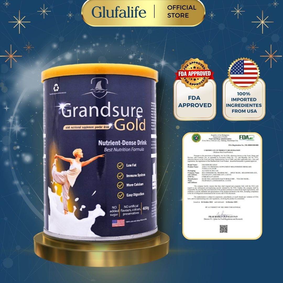 Grandsure Gold Colostrum Canxi Lactoferrin support Osteoarthritis, Bone ...